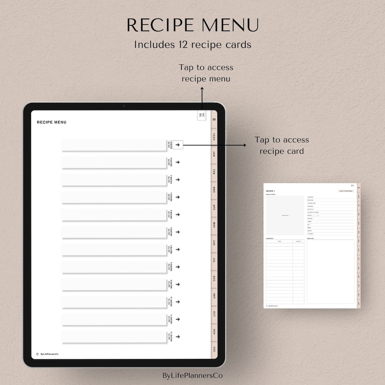 Weekly Meal Planner, Digital Meal Planner, Meal Plan Template, Meal ...