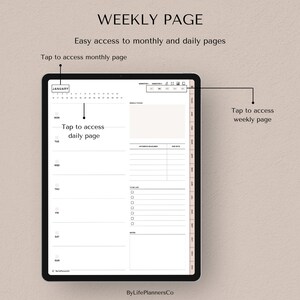 Digital Student Planner, Goodnotes Academic Planner, College Planner ...