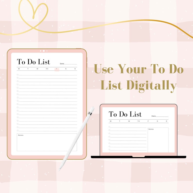 To Do List Printable Template Digital Planner Daily - Etsy