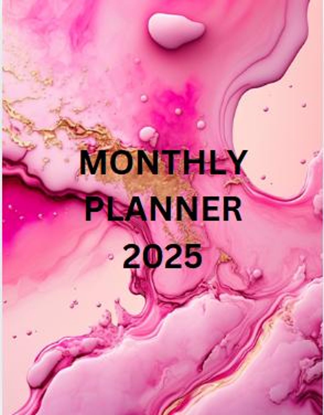 Monthly Planner 2025, Digital Monthly Planner. - Etsy