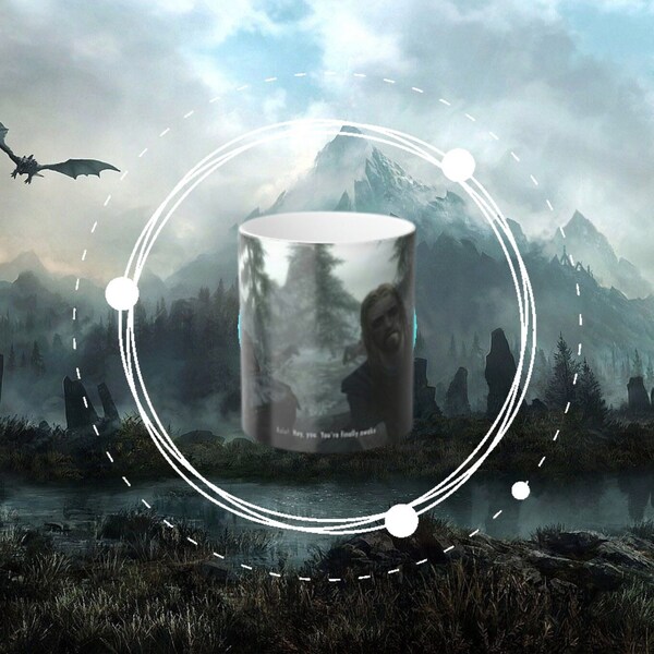 Skyrim Mug - Etsy