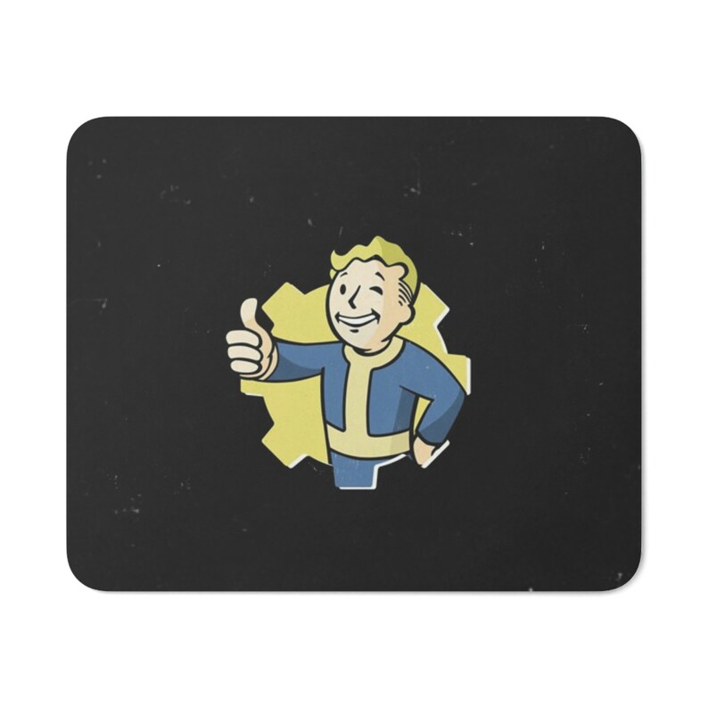 Fallout Vault Guy Desk Mouse Pad - Etsy