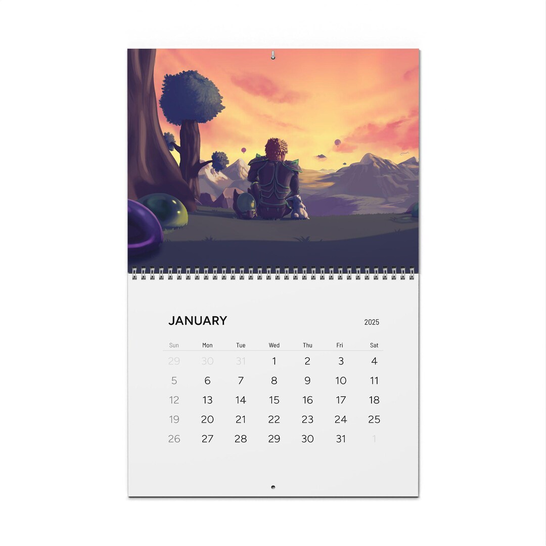 NEW Terraria Wall Calendar 2025 - Etsy