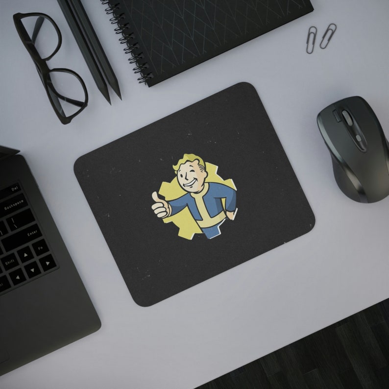 Fallout Vault Guy Desk Mouse Pad - Etsy