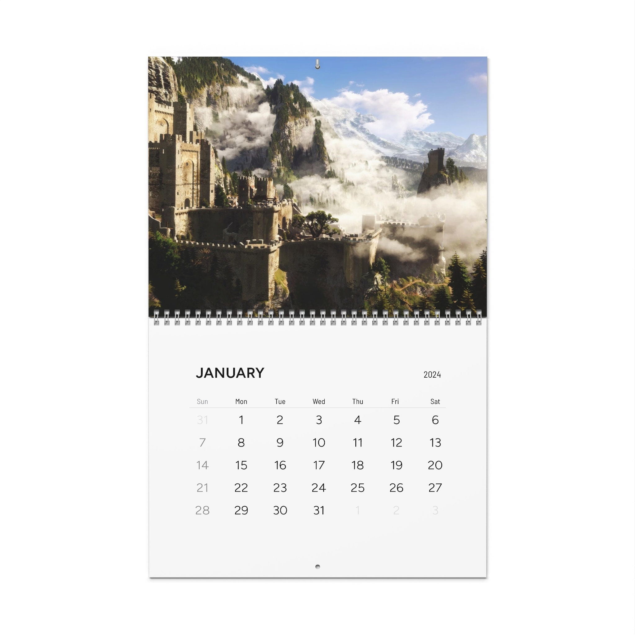 The Witcher Wall Calendar 2024 - Etsy