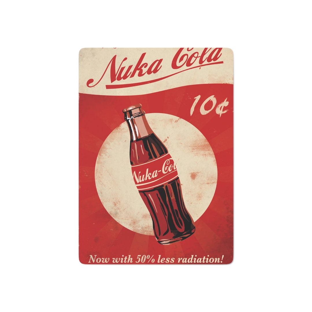 Fallout Nuka Cola Poker Cards - Etsy
