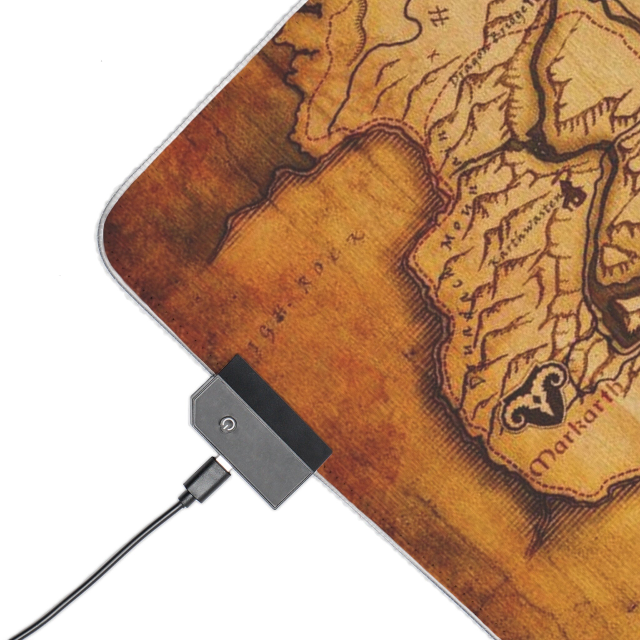 Skyrim Map LED Gaming Mouse Pad - Etsy