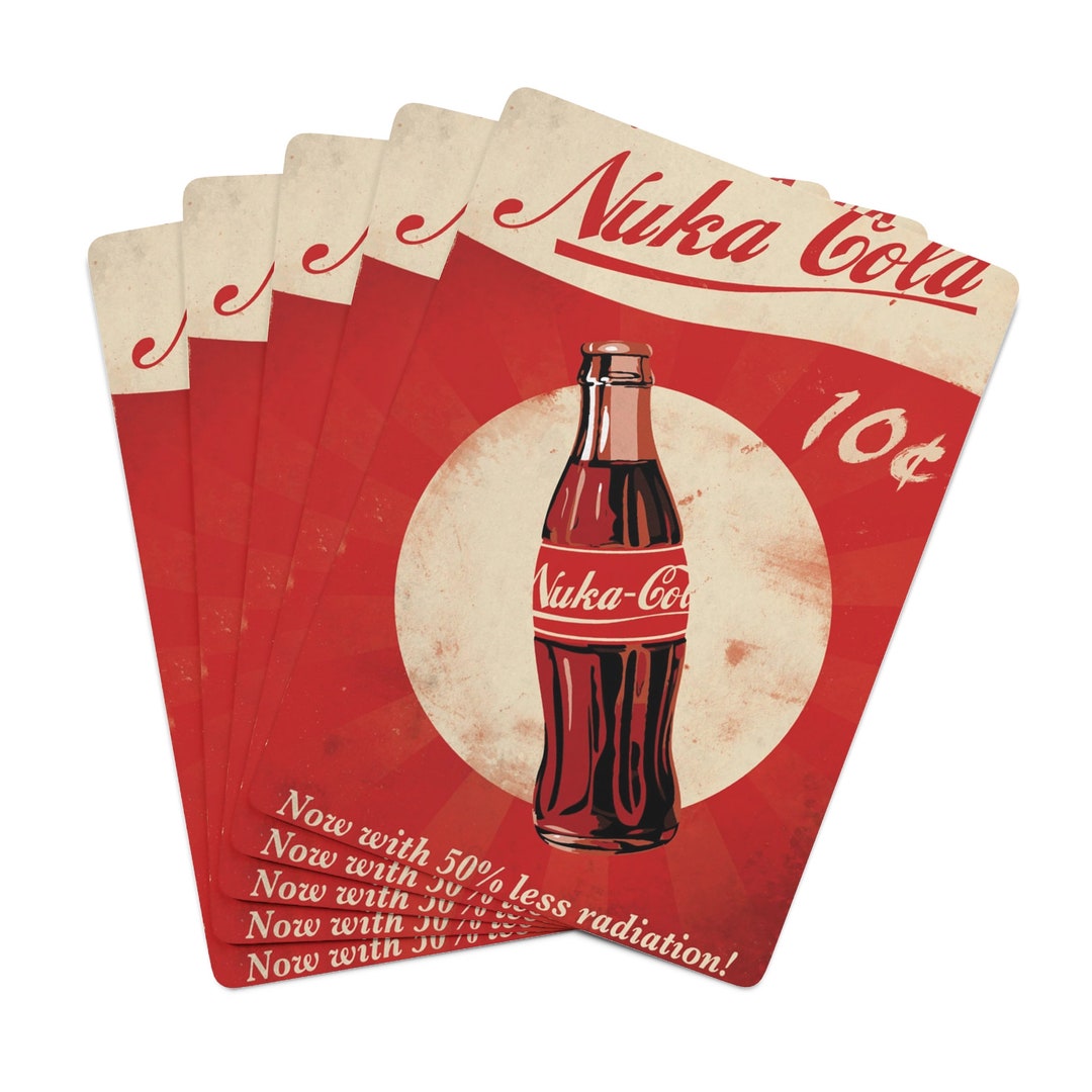 Fallout Nuka Cola Poker Cards - Etsy