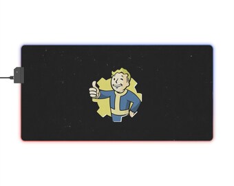 LED Fallout Gaming Mouse Pad - Etsy