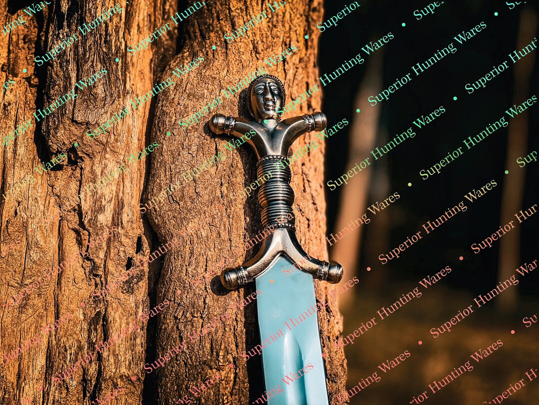 Handmade the Maeg Celtic Anthropomorphic Replica Sword Reborn Celtic ...