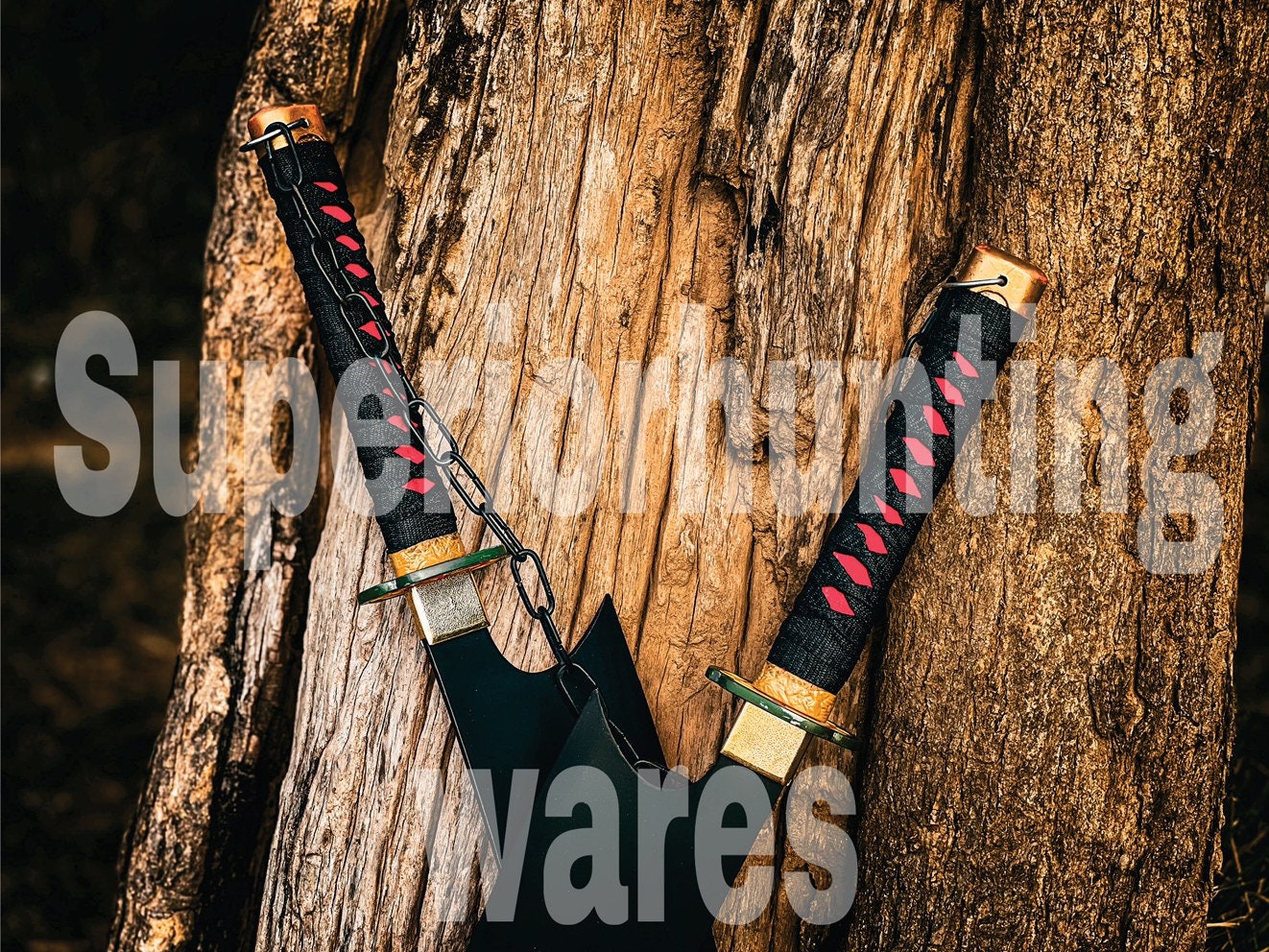 Double Anime Sword Anime Cosplay Handmade Anime Training - Etsy