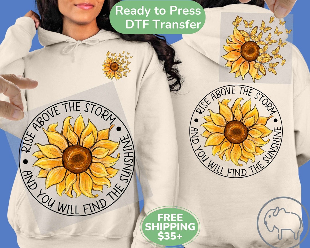 Inspirational Front & Back Ready to Press Direct to Film Transfers ...