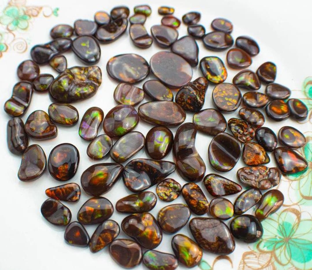 Mexican Fire Agate, Natural Mexican Fire Agate Specimen, Rainbow Fire ...