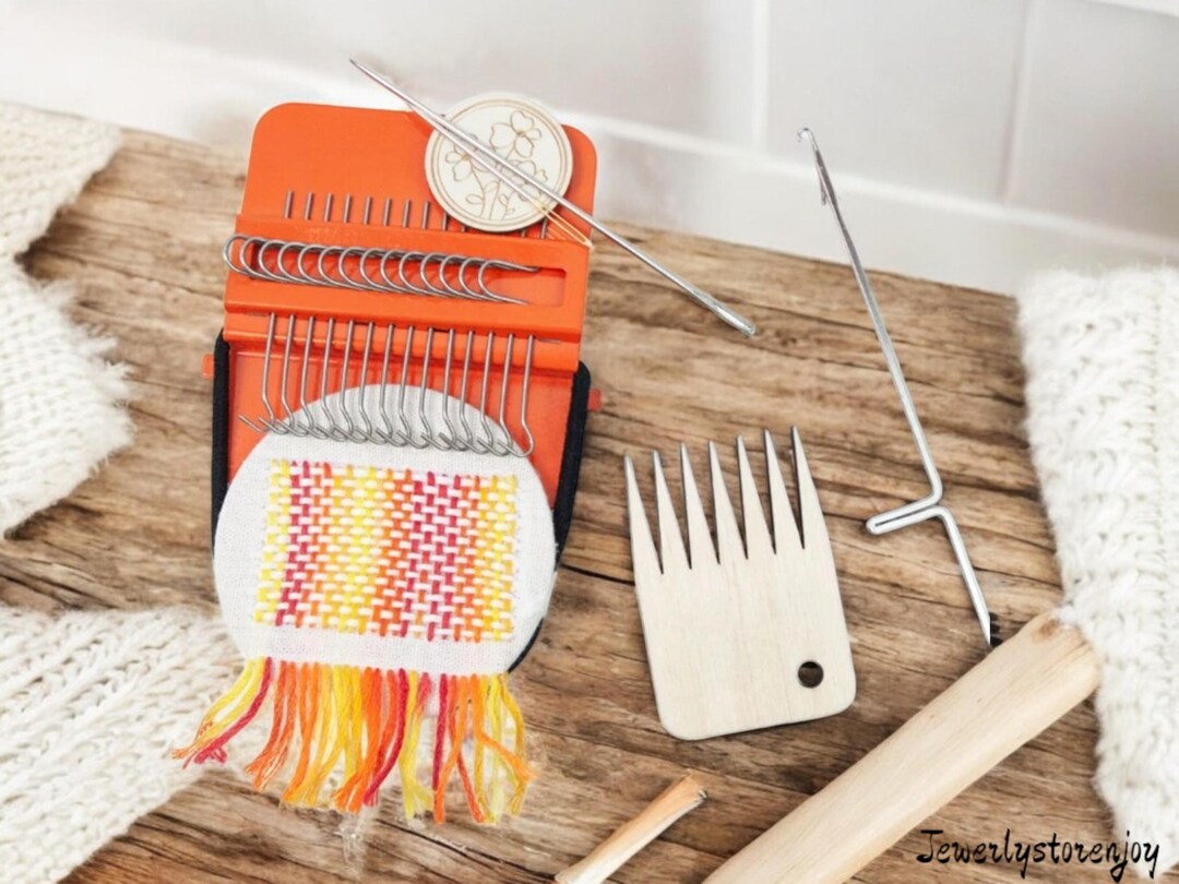 Mini Darning Loom Set, Plastic Small DIY Hand Knitting Machine, Mender ...