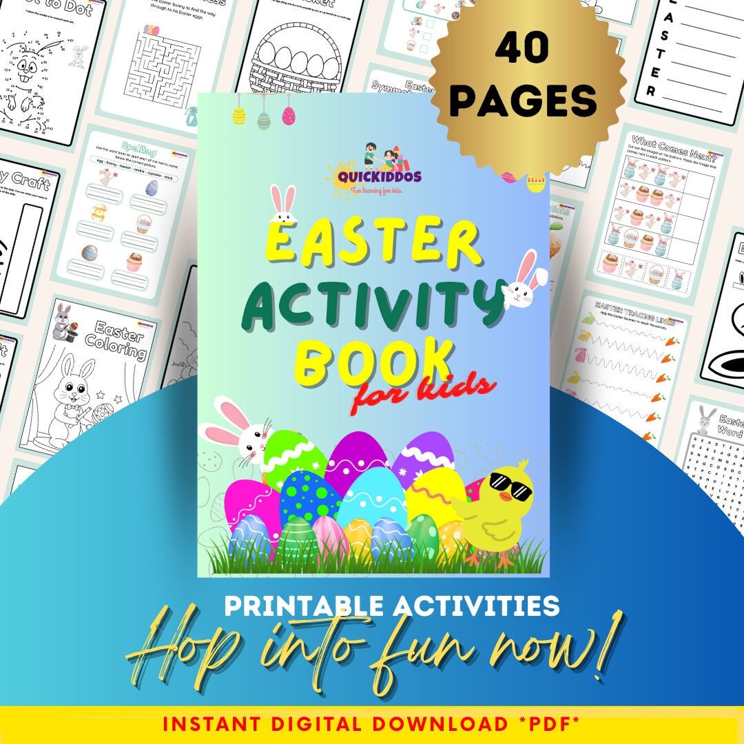 Printable Easter Book, Easter Games, Easter Word Search, Easter ...
