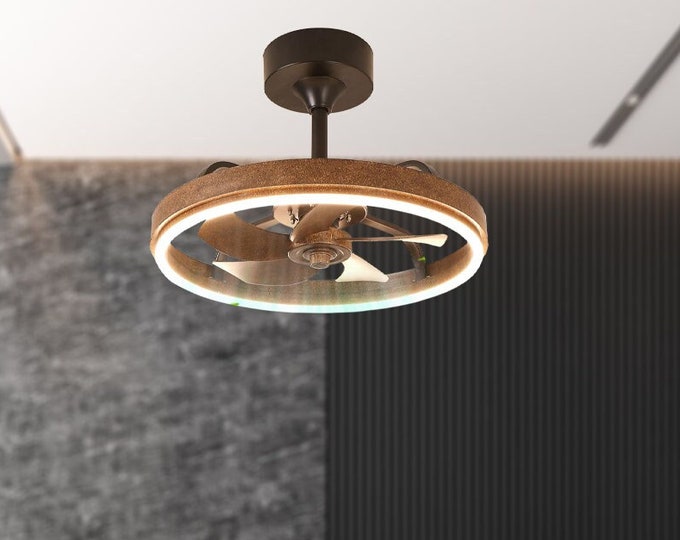Retro Ceiling Fans With Lights, Pendant Light for Kitchen Island ...