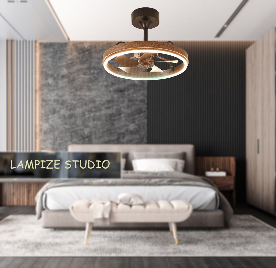 Retro Ceiling Fans With Lights, Pendant Light for Kitchen Island ...