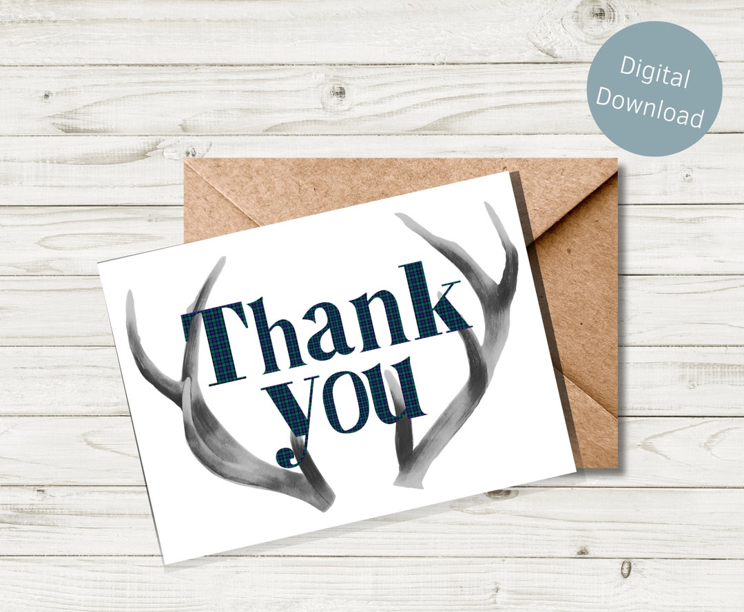 Thank You Notes, Thank You Card, Scottish Cards, Scottish Thank You ...