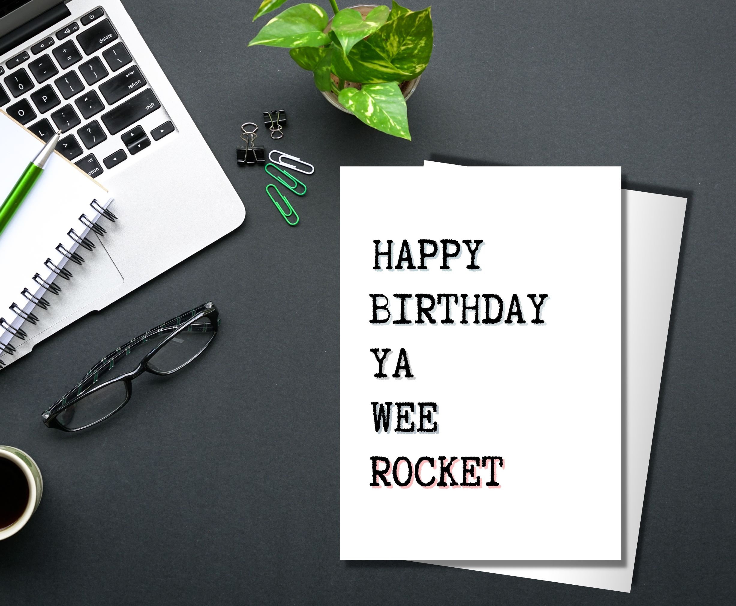 Funny Scottish Birthday Card, Scottish Gift, Funny Gift, Bday Card ...