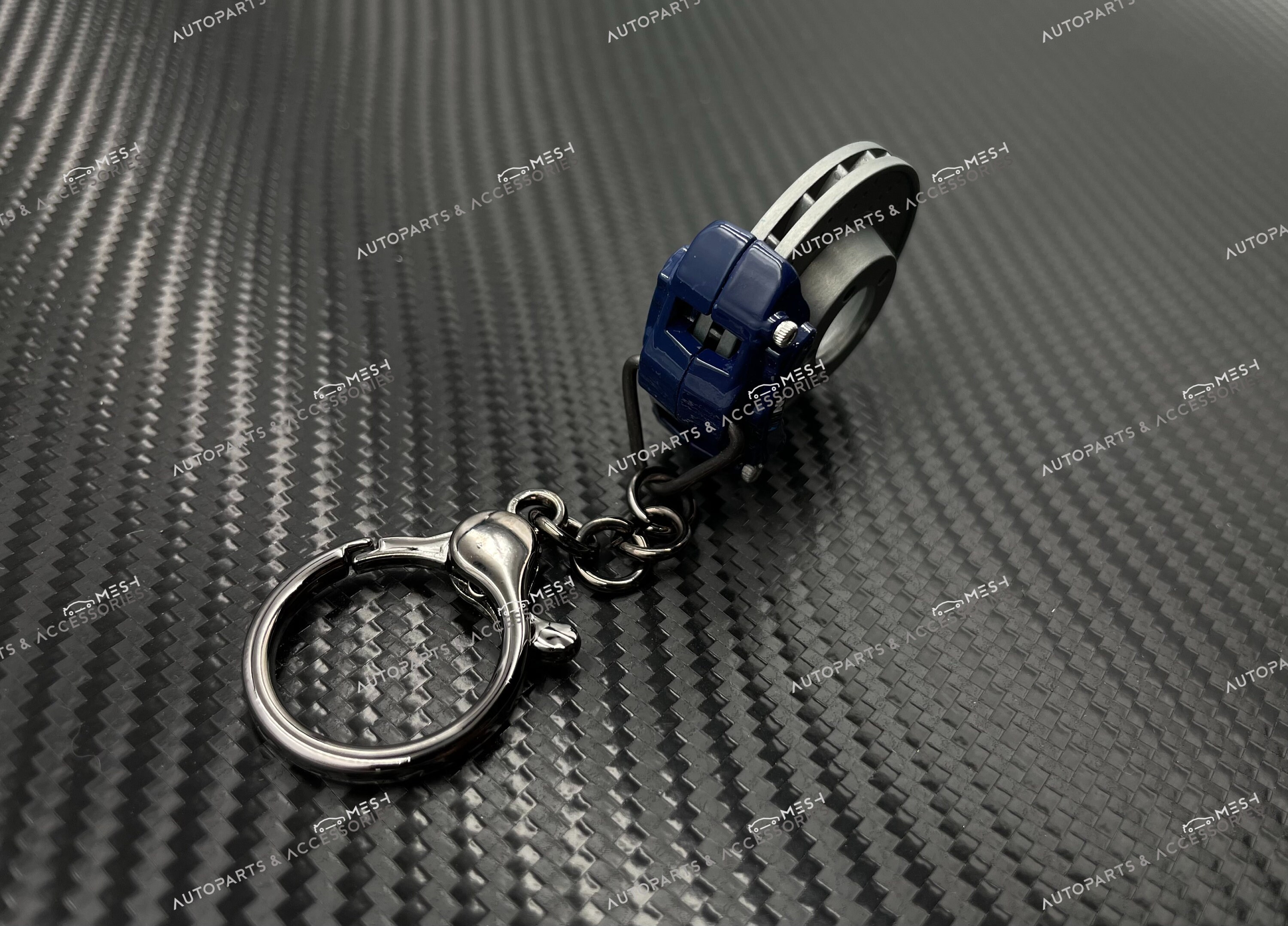 Blue BMW M Power Disc Brake Caliper Rotor Key Ring Keychain Keyring ...
