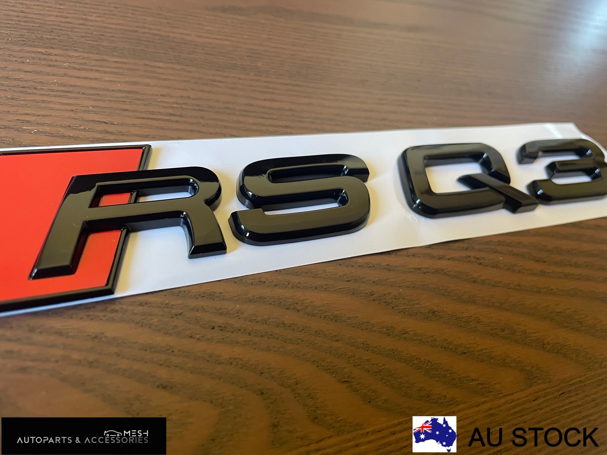 Gloss Black RSQ3 Rear Boot Trunk Emblem Badge for Audi Q3 SQ3 - Etsy
