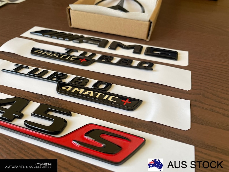 Gloss Black A45s Set Trunk Tailgate Logo Badge Emblem for - Etsy