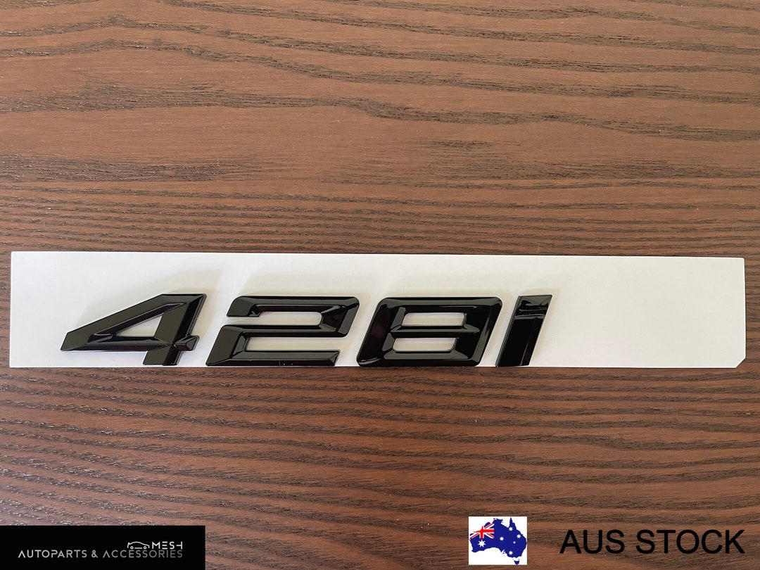 Gloss Black 428i Trunk Rear Sticker Badge Emblem for BMW F32 F33 F36 ...