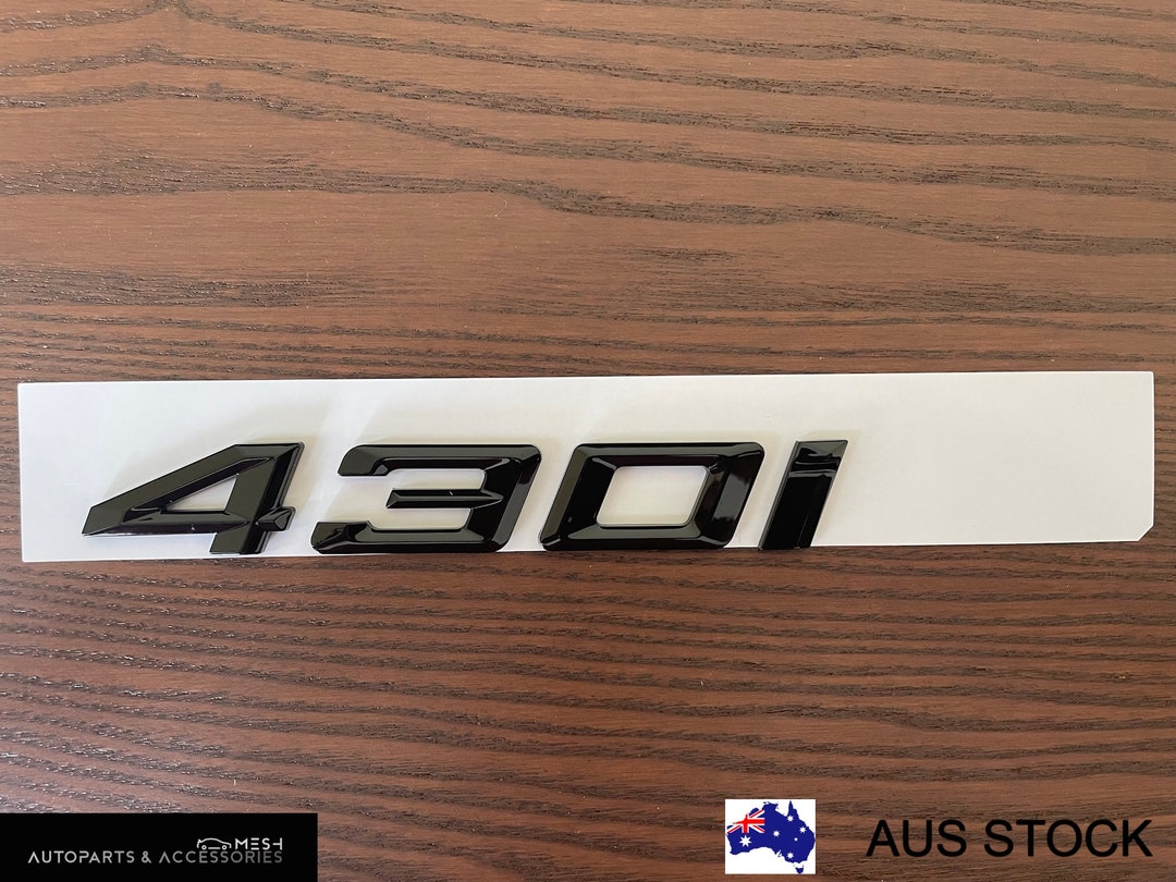 Gloss Black 430i Trunk Rear Sticker Badge Emblem for BMW F32 F33 F36 ...