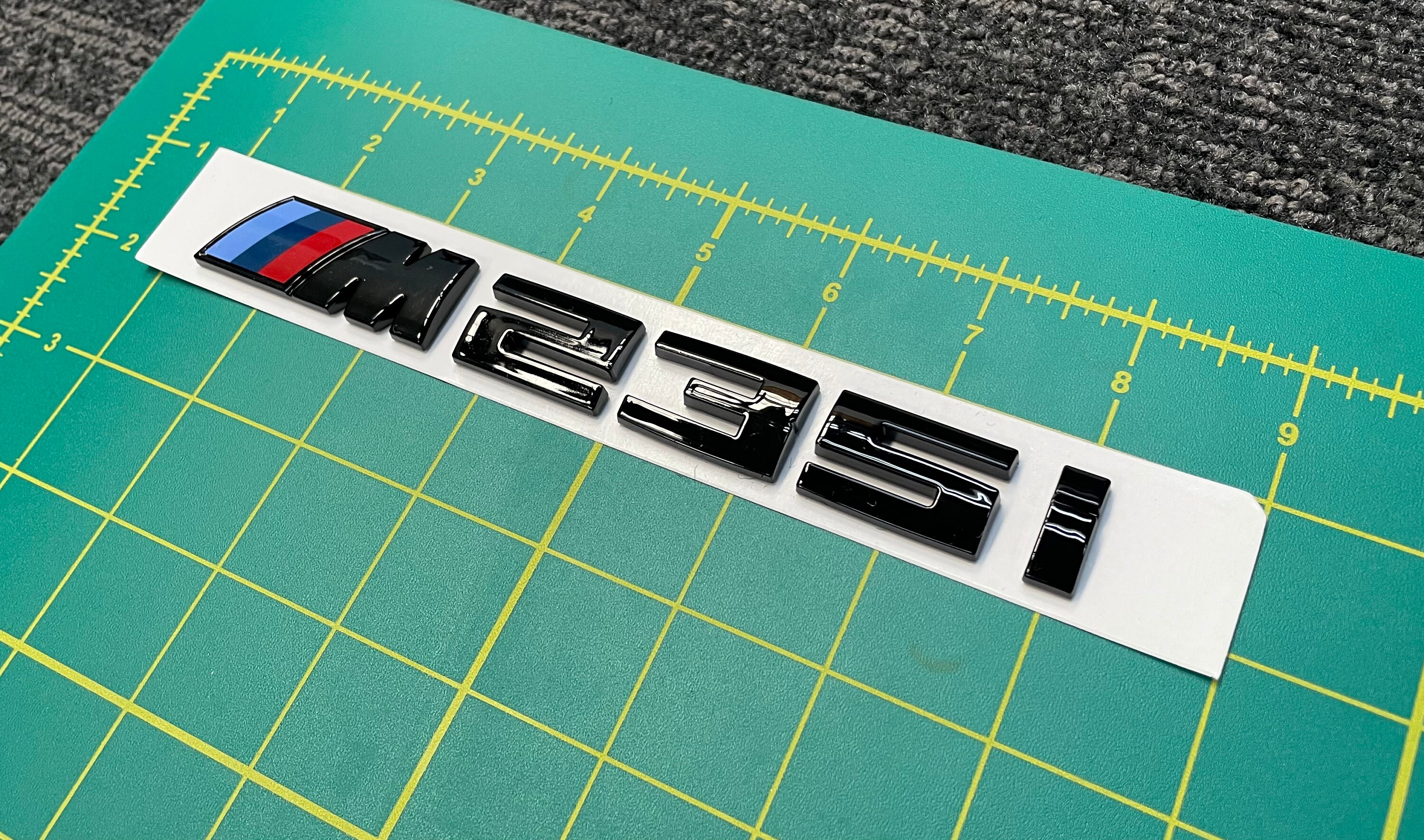 Gloss Black M235i Set M Fender Trunk Sticker Decal Badge Emblem for BMW ...