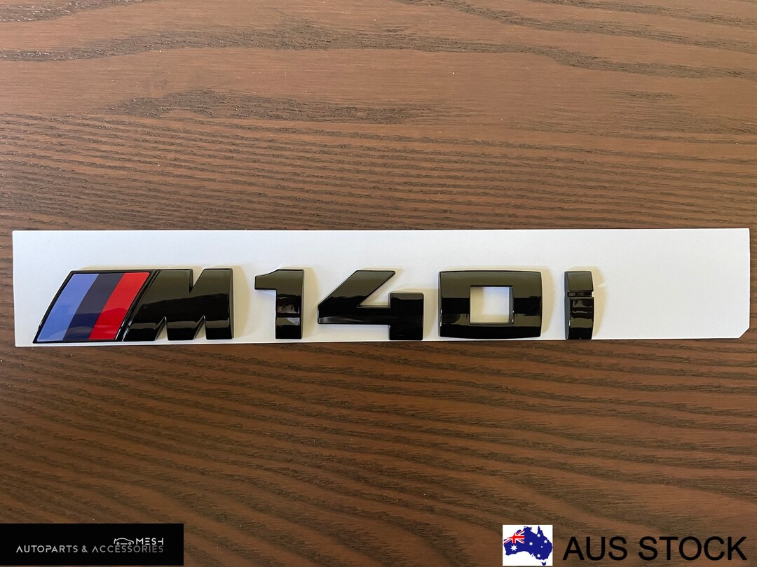 Gloss Black M140i Trunk Tailgate Sticker Decal Badge Emblem for BMW ...