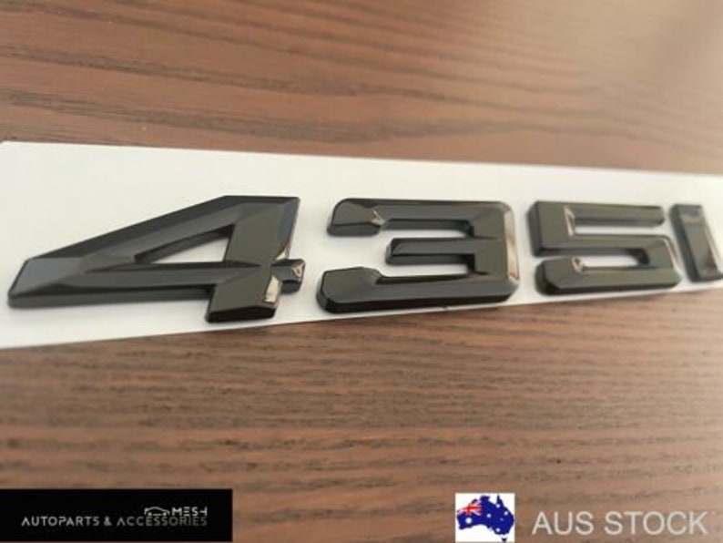 Gloss Black 435i Trunk Rear Sticker Badge Emblem for BMW F32 F33 F36 ...