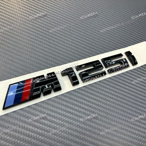 Gloss Black M125i Trunk Sticker Decal Badge Emblem for BMW 125i 1 ...