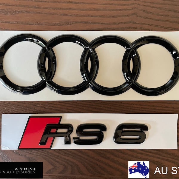 Audi Rs6 Emblem - Etsy