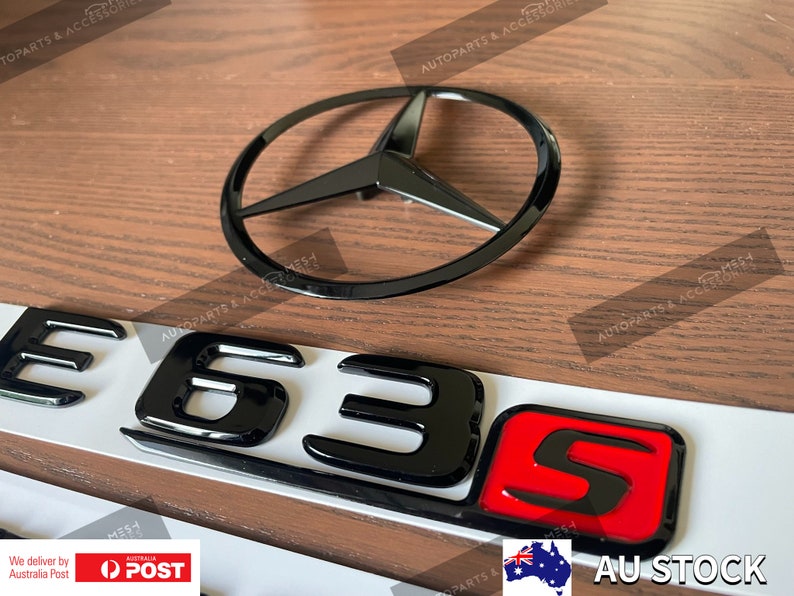 Gloss Black E63s AMG Trunk Tailgate Logo Decal Badge Emblem - Etsy