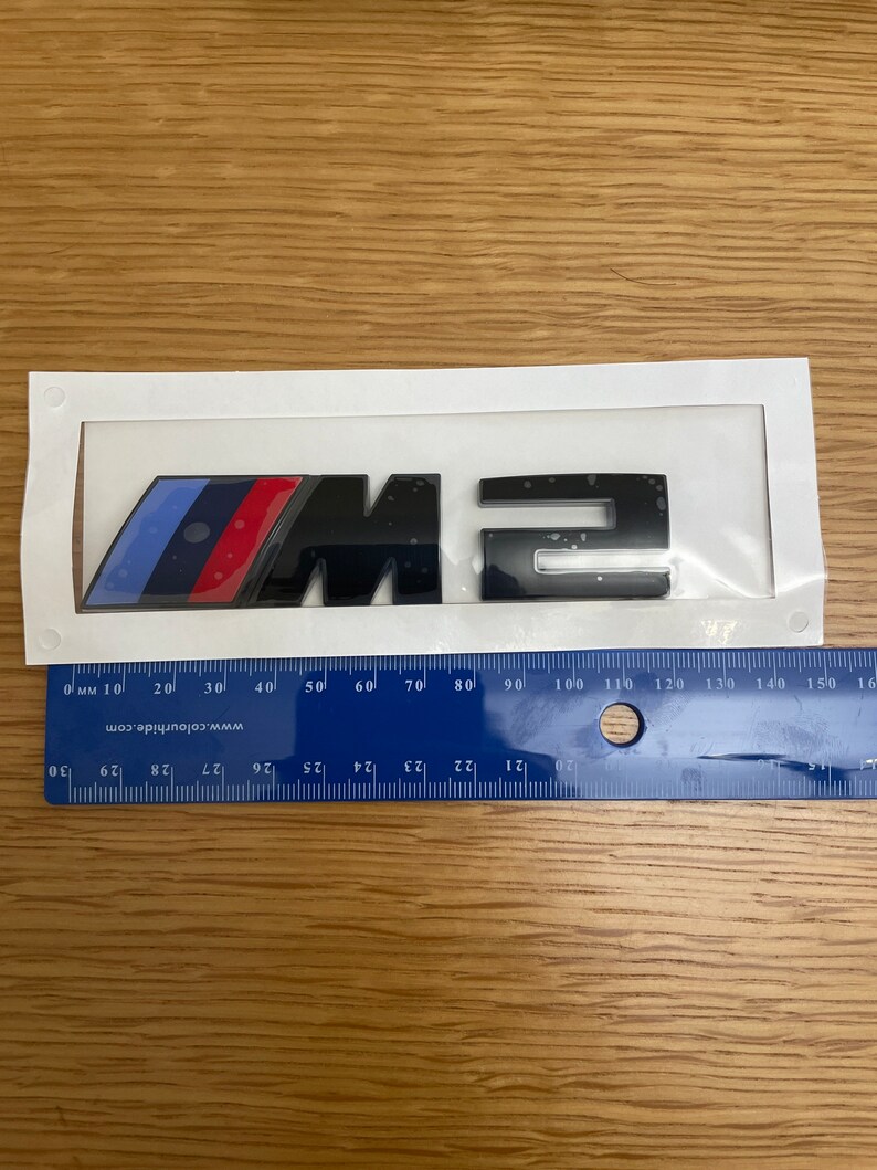 Gloss Black for BMW M2 Trunk Tailgate Sticker Decal Badge Emblem BMW M2 ...