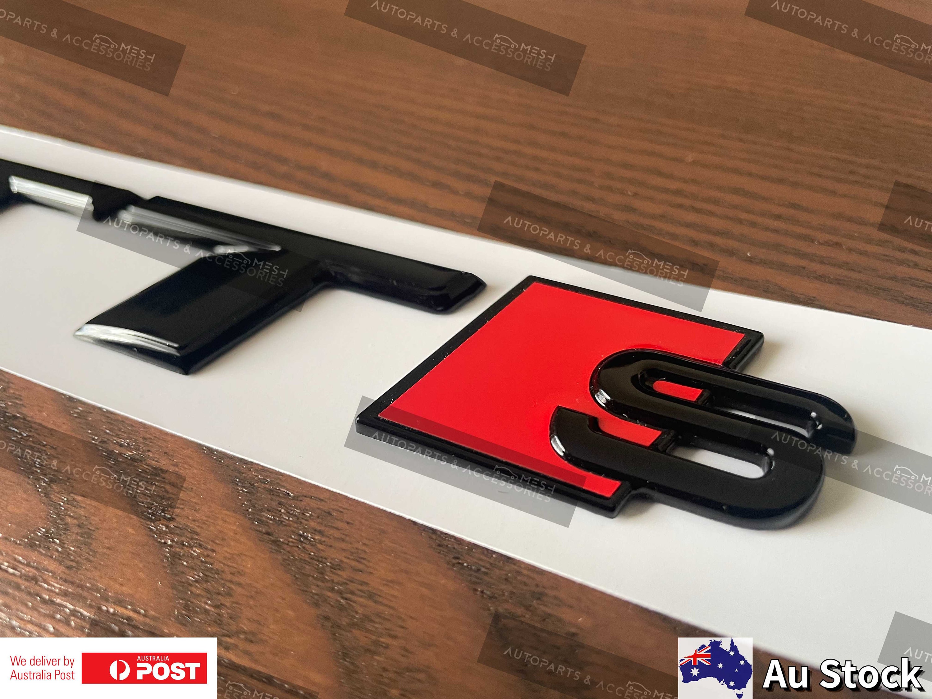 Gloss Black TTS Rear Boot Trunk Emblem Badge Sticker for Audi TTS RS - Etsy