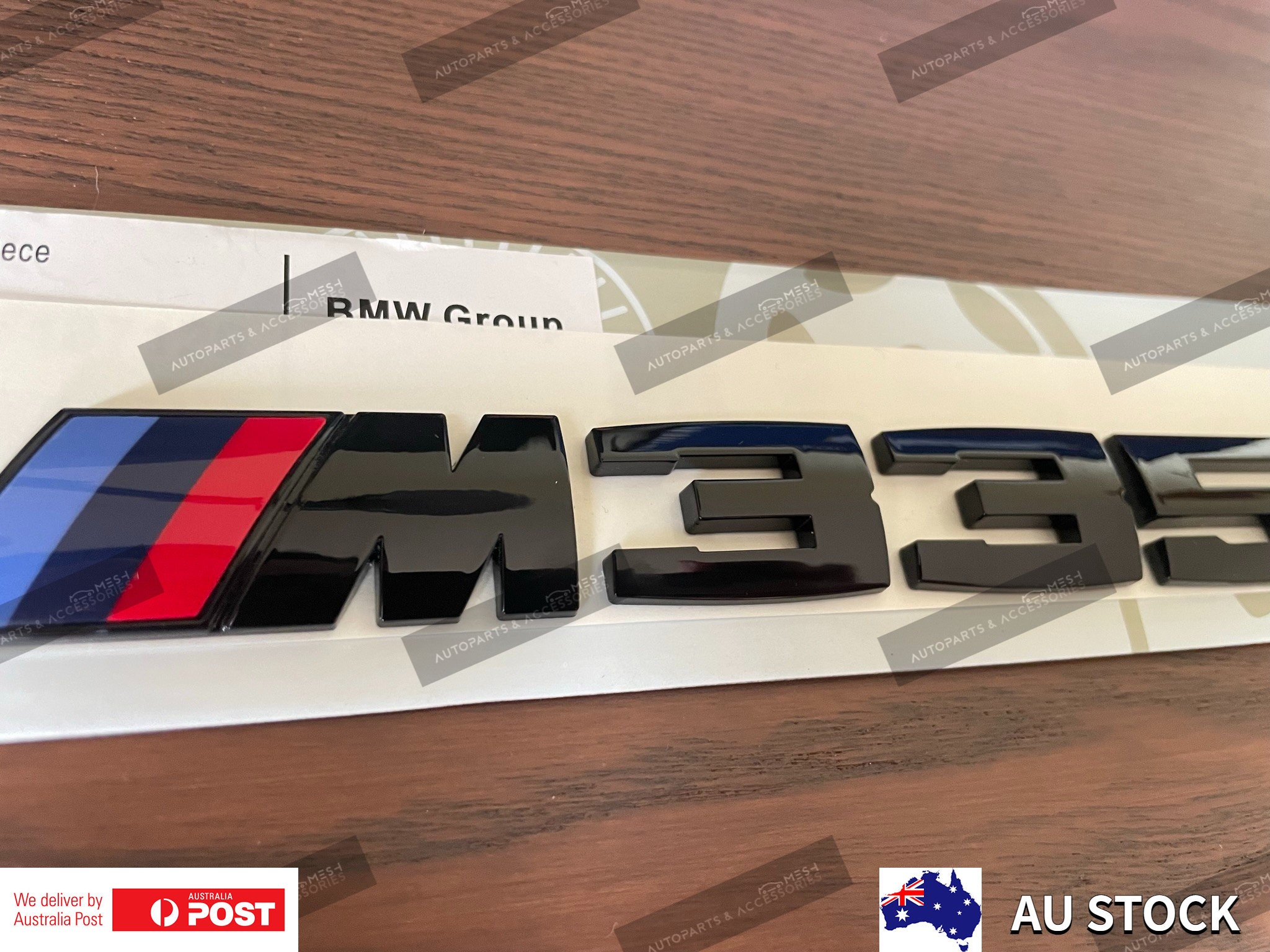 Gloss Black M335i Trunk Tailgate Sticker Decal Badge Emblem - Etsy