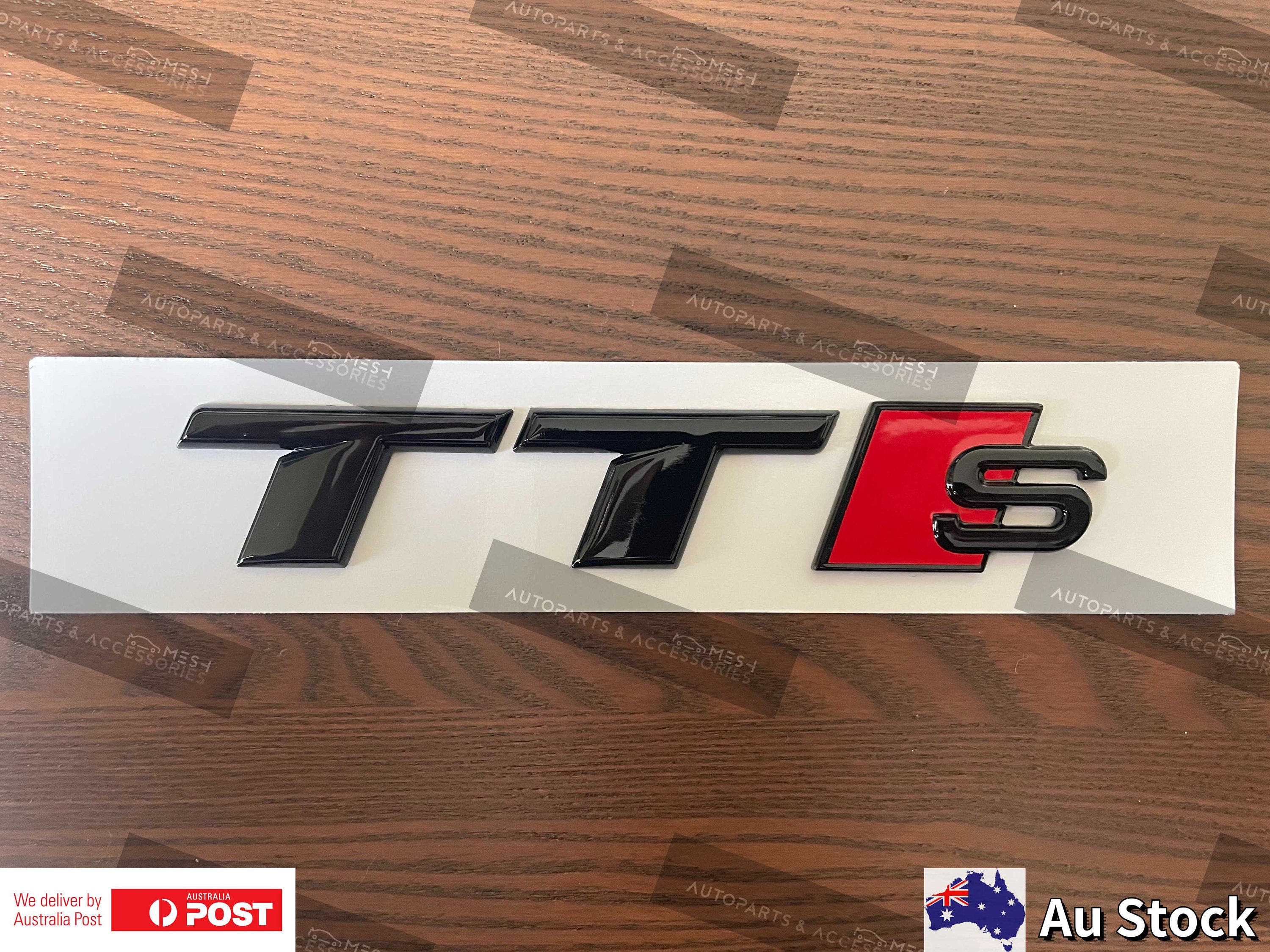 Gloss Black TTS Rear Boot Trunk Emblem Badge Sticker for Audi TTS RS - Etsy