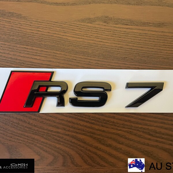 Audi Rs7 Black Emblem - Etsy