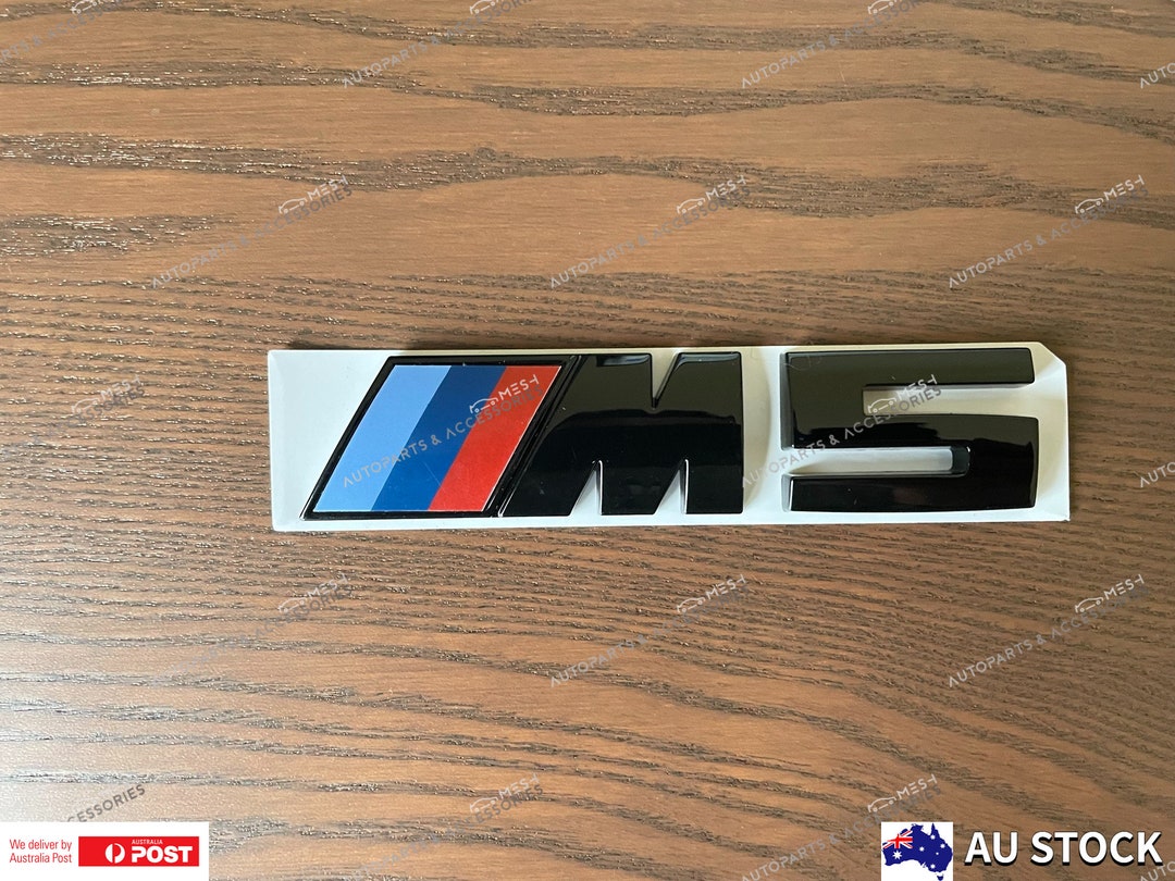 Gloss Black M5 Trunk Tailgate Sticker Decal Badge Emblem for BMW M5 F10 ...