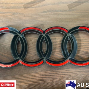 Gloss Black A3 S3 Front Badge Emblem Sticker Decal Front Rings for Audi A3 S3 RS3 MY21 - Etsy