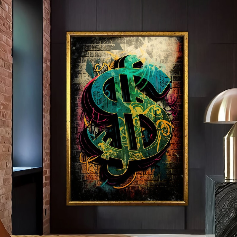 Money Tree Painting - Etsy