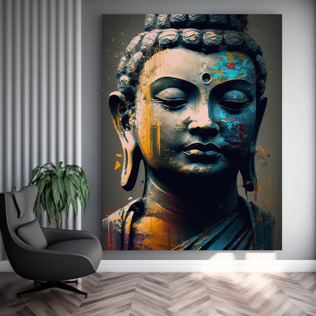 Buddha Framed Print Wall Art, Asian Wall Art, Buddha Wall Art, Buddha ...
