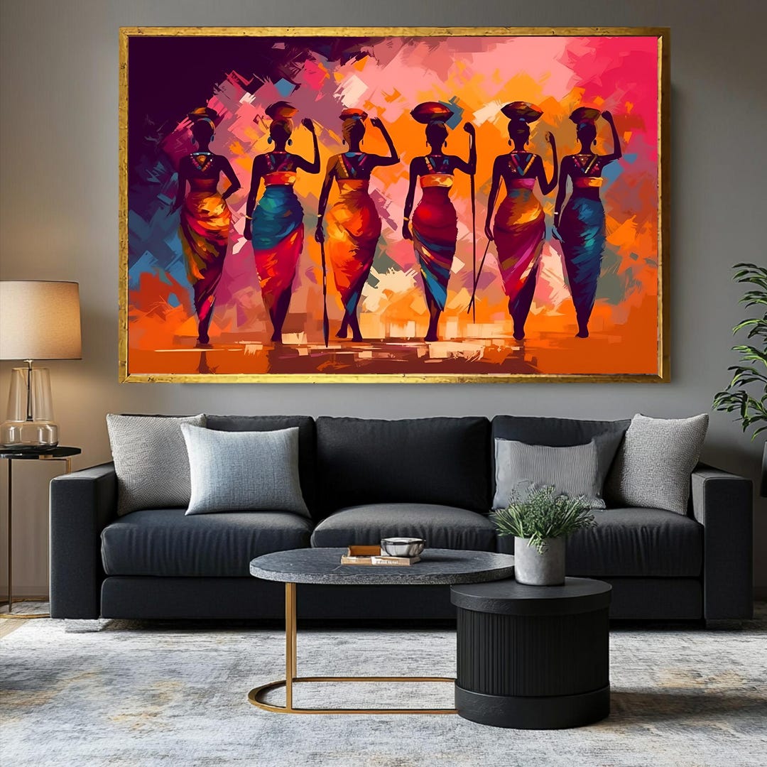 African American Culture Wall Art, African Culture Wall Decor, Local ...