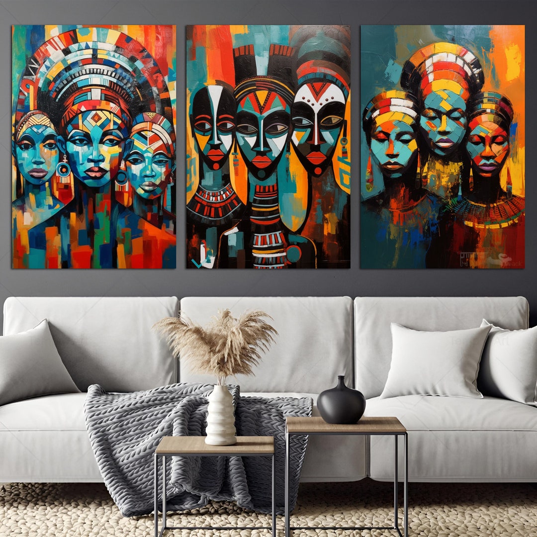 African American Culture, African Symbols Wall Art, Ancient Wall Art ...