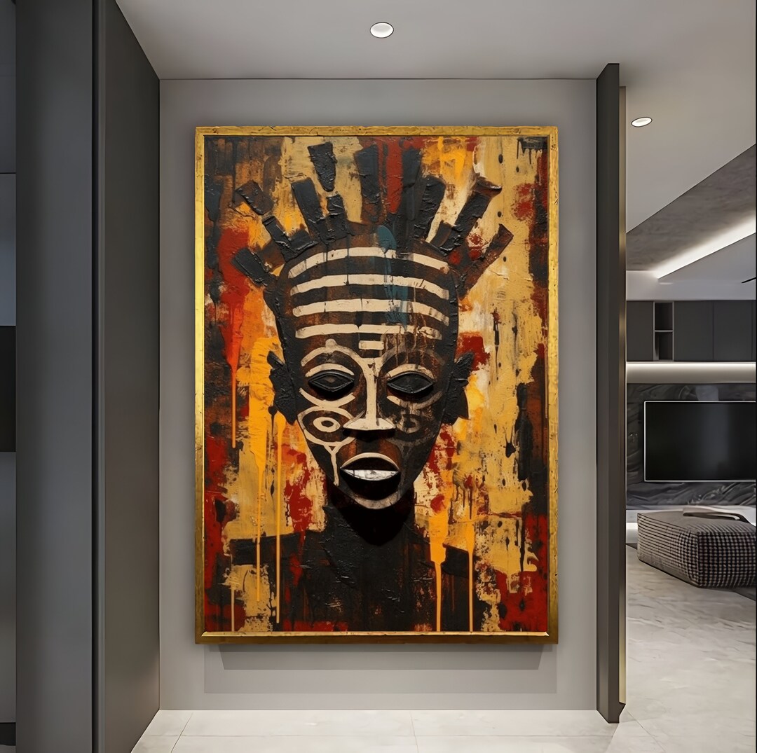 African Abstract Art, African Gods Art, American Culture Art, Gift for ...