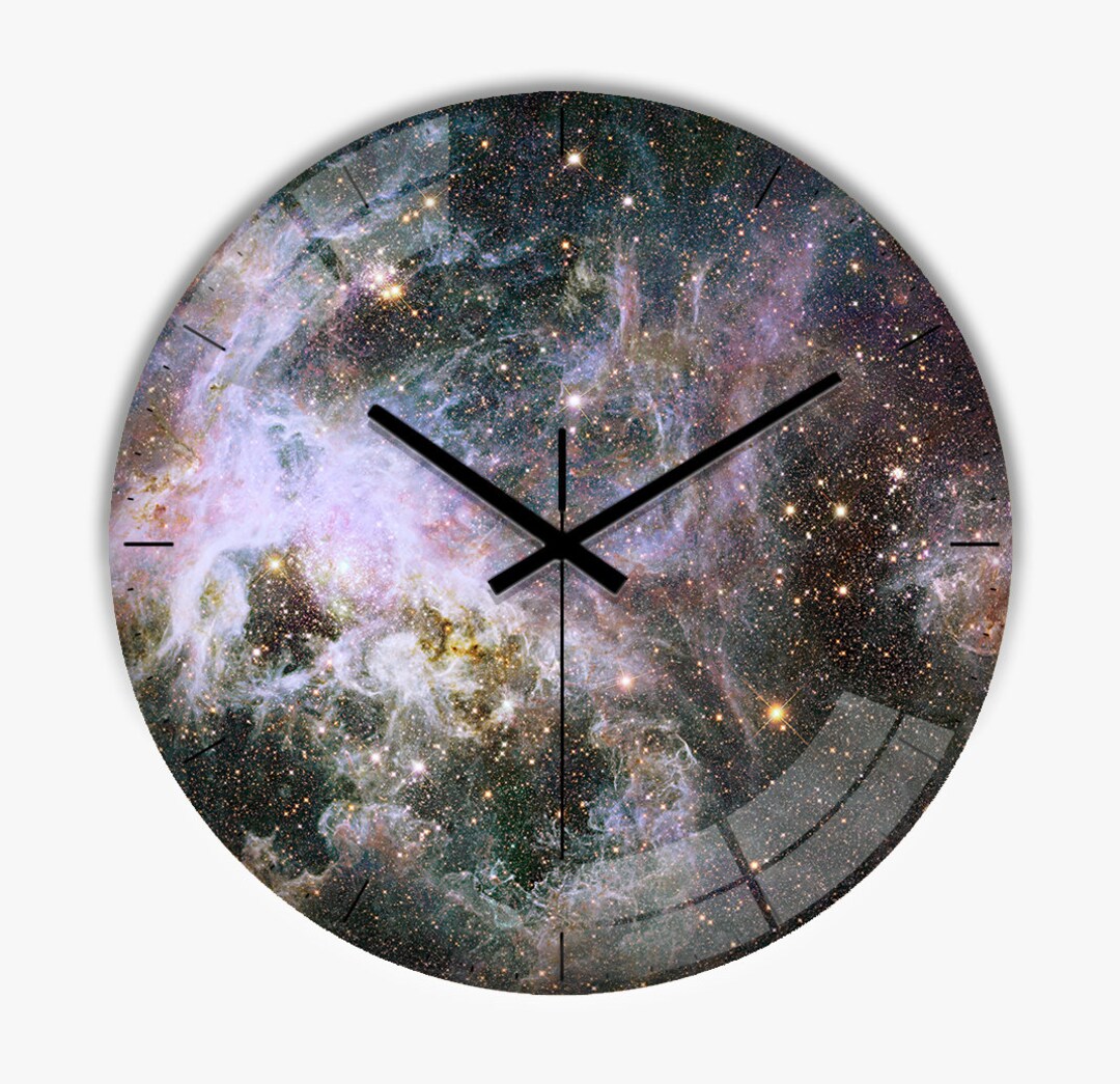 Wall Clock Space Stars Clock Gift Decorative Wall Clock - Etsy