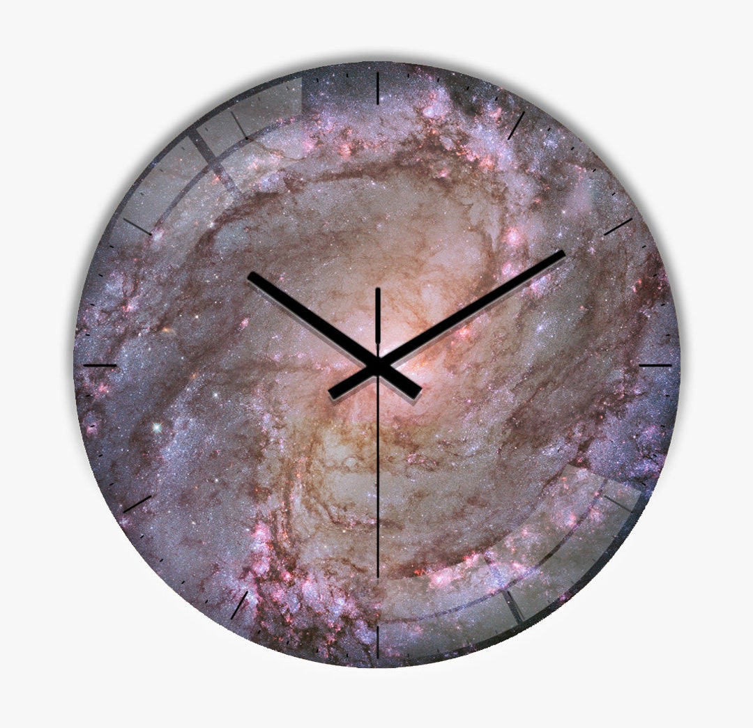 Personalized Wall Clock Space Stars • Clock Gift • Decorative Wall ...