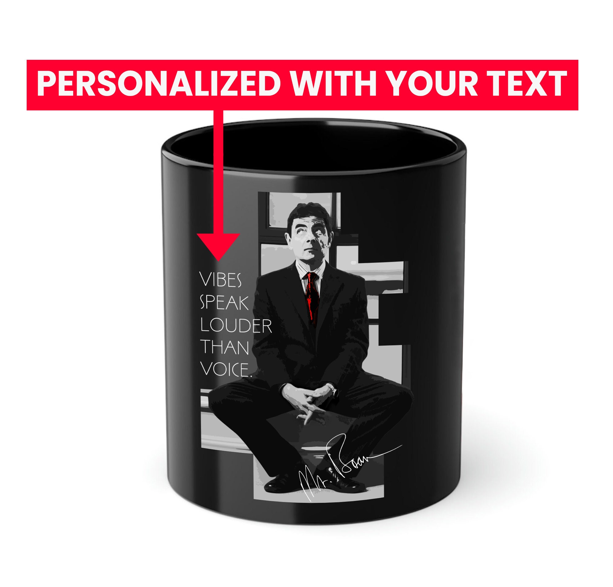 Mr Bean Mug Mr Bean Figure Mr Bean Gift Mr Bean Cup Personalized Gift ...