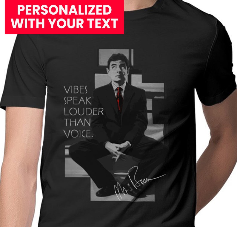 Mr Bean T Shirt Mr Bean Shirt Mr Bean Signed Mr Bean Pop Mr - Etsy